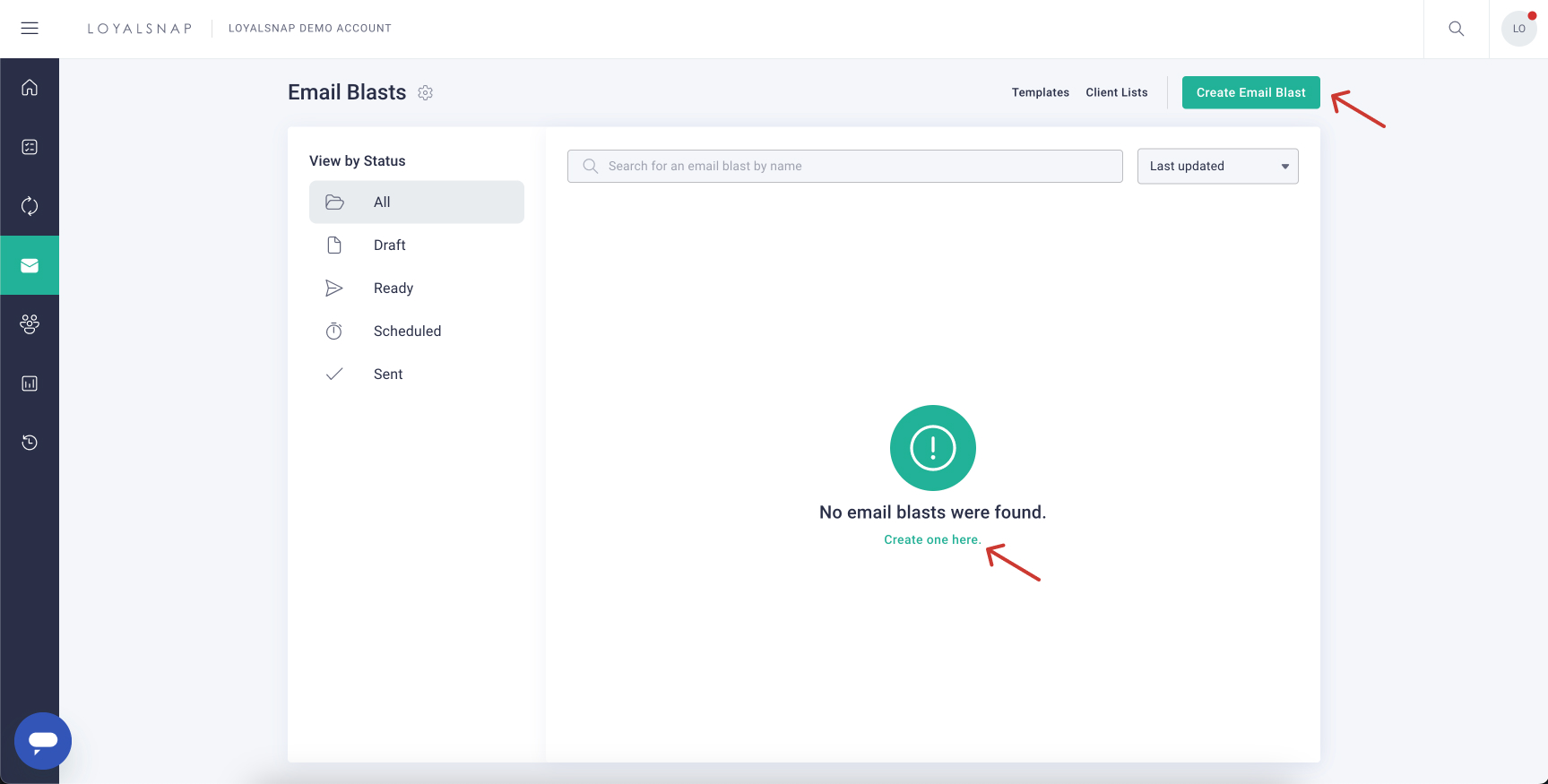 Create a New Email Blast – Help Center