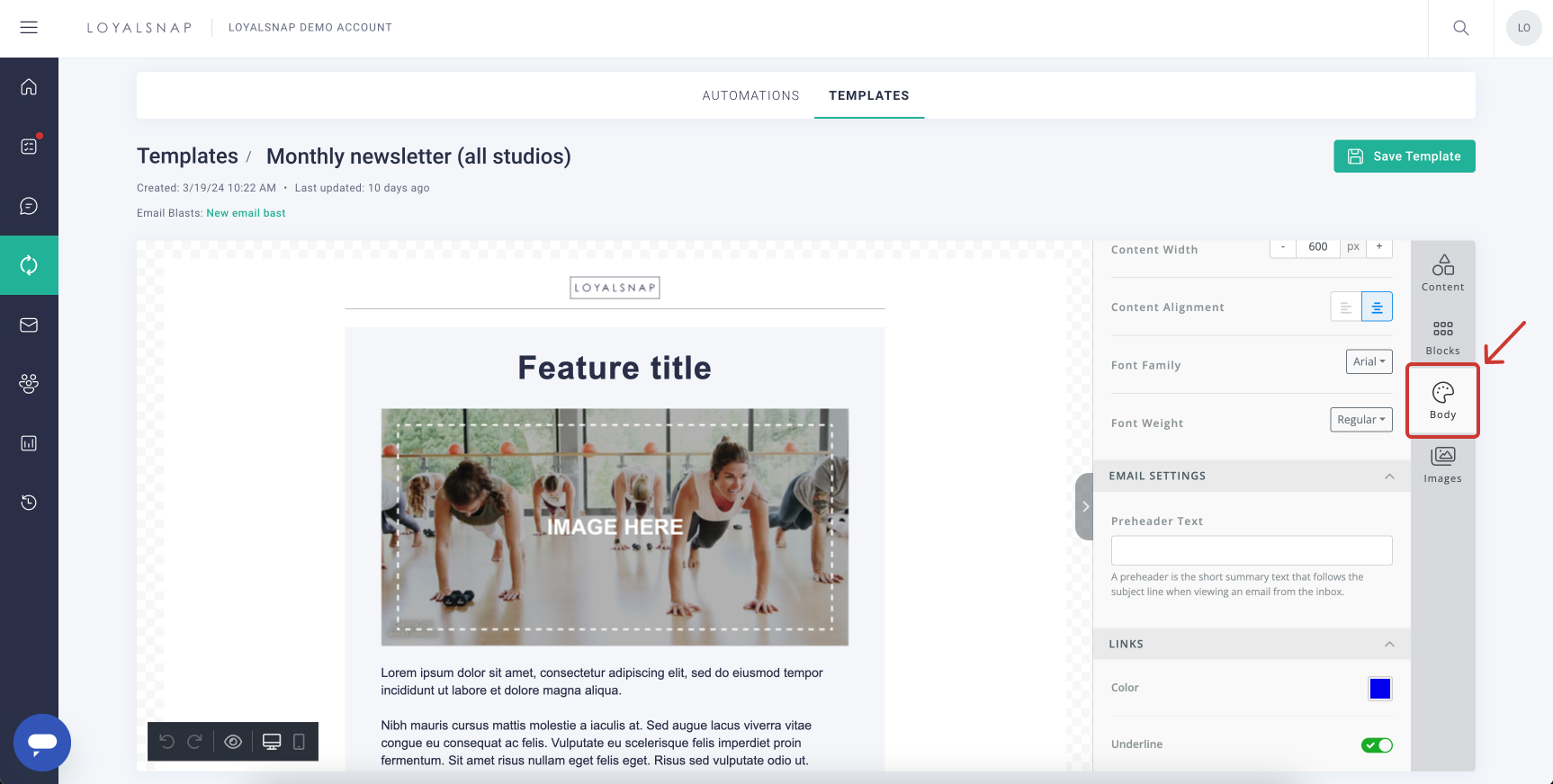 Add a Preheader Email Text – Help Center