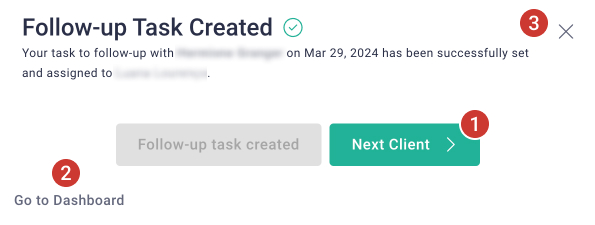 Follow-up Tasks – Help Center