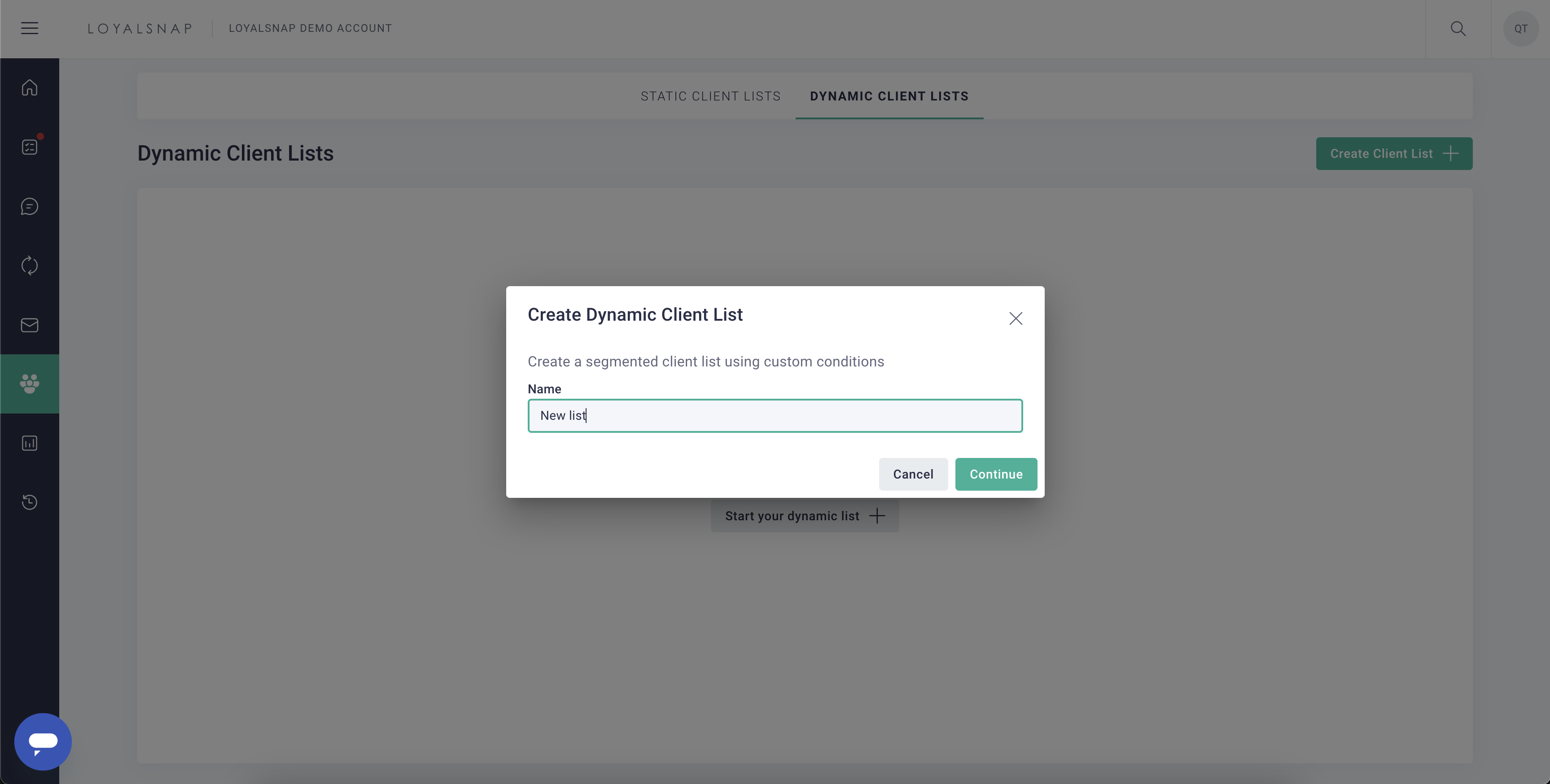 Dynamic Client Lists – Help Center