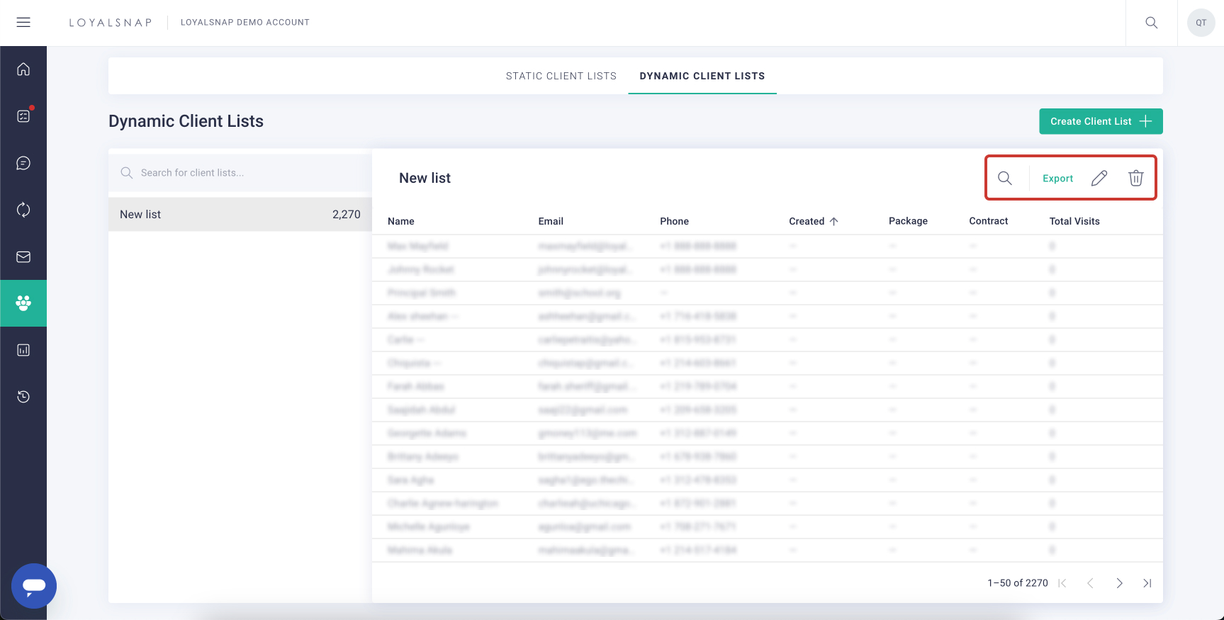 Dynamic Client Lists – Help Center